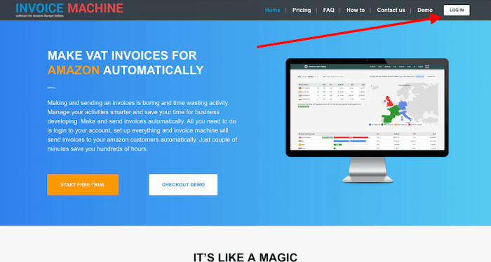 Invoice Machine - invoices for amazon | login-invoice-machine